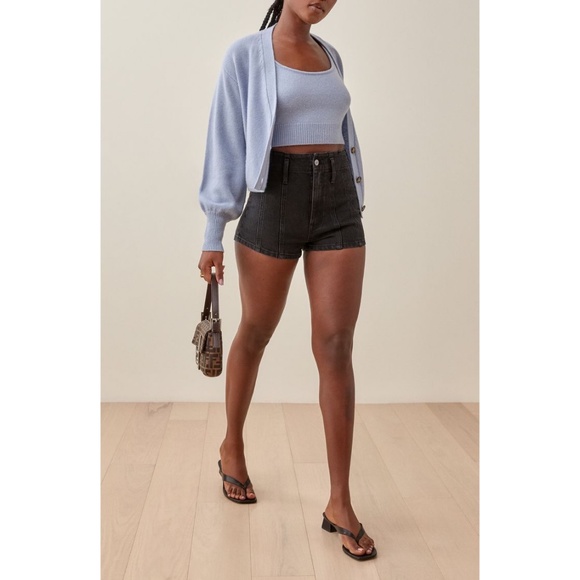 Reformation | Shorts | Nwt Reformation Eva Seamed High Rise Cheeky Jean ...